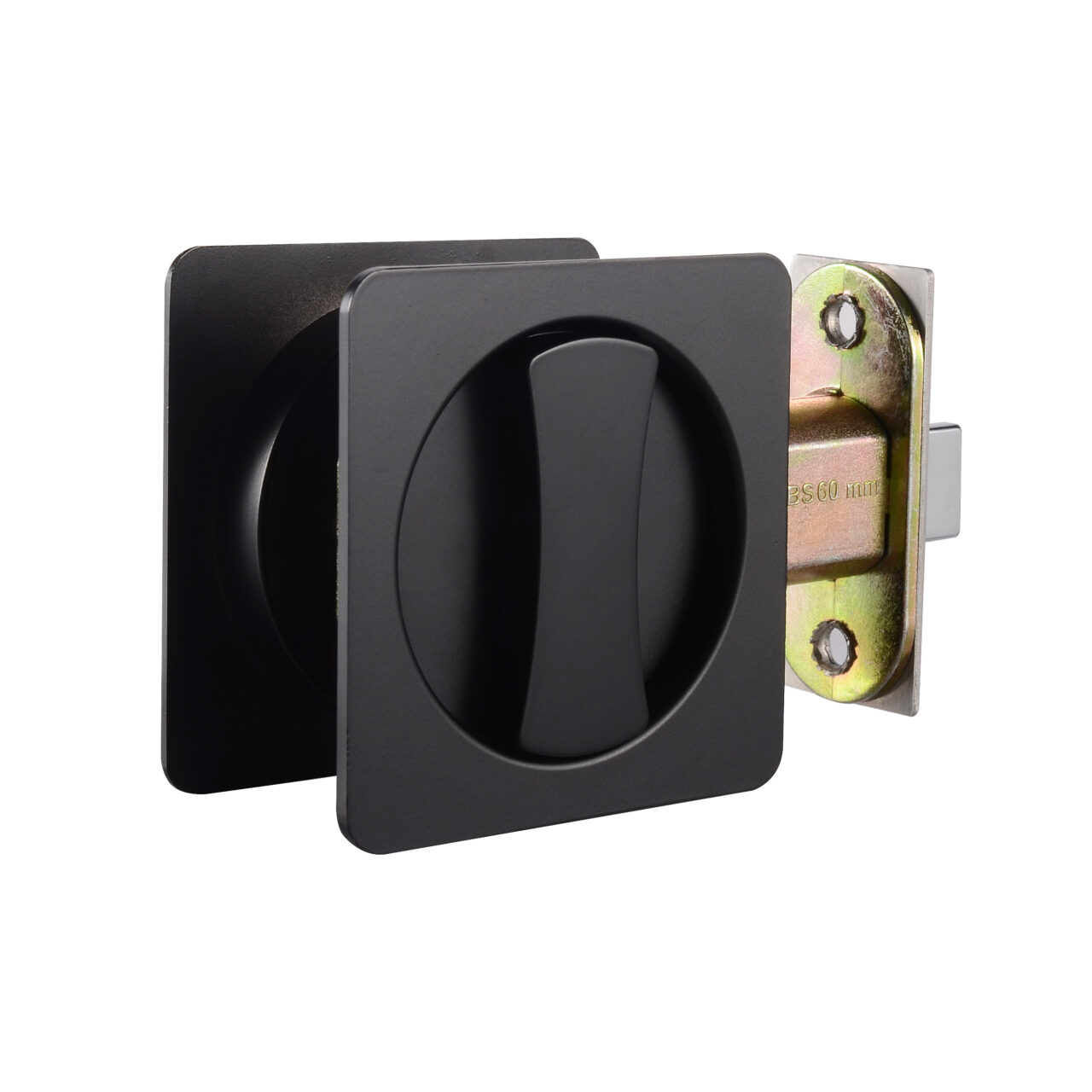 Premium Sliding Door Entrance Set Lock BLK | Premium Sliding Doors