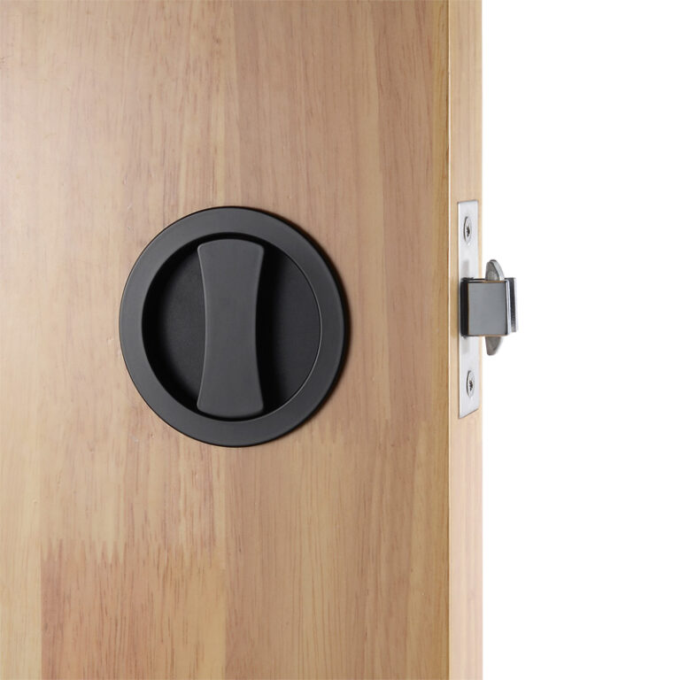 Premium Sliding Door Entrance Set Lock BLK | Premium Sliding Doors